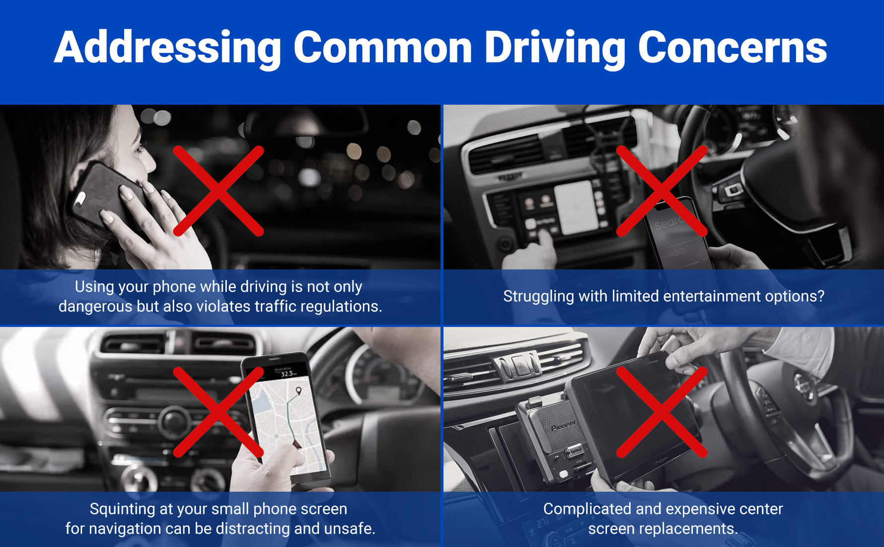 Ottoscreen Max Portable Apple Carplay & Android Auto Screen, Car Video ...