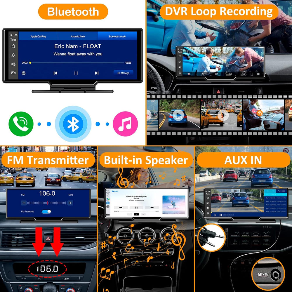 Ottoscreen Max Portable 10.26" Carplay/Android Auto Car Display Screen